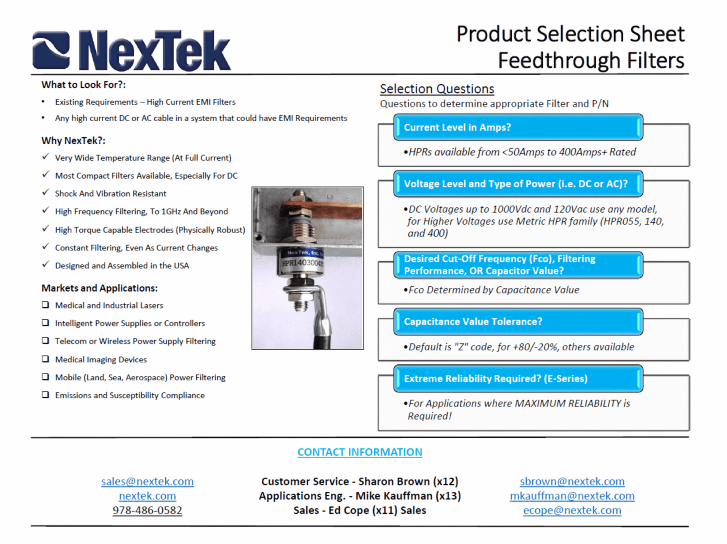 Now Available - One Page "Cheat Sheets" for Arrestor and Filter Product ...