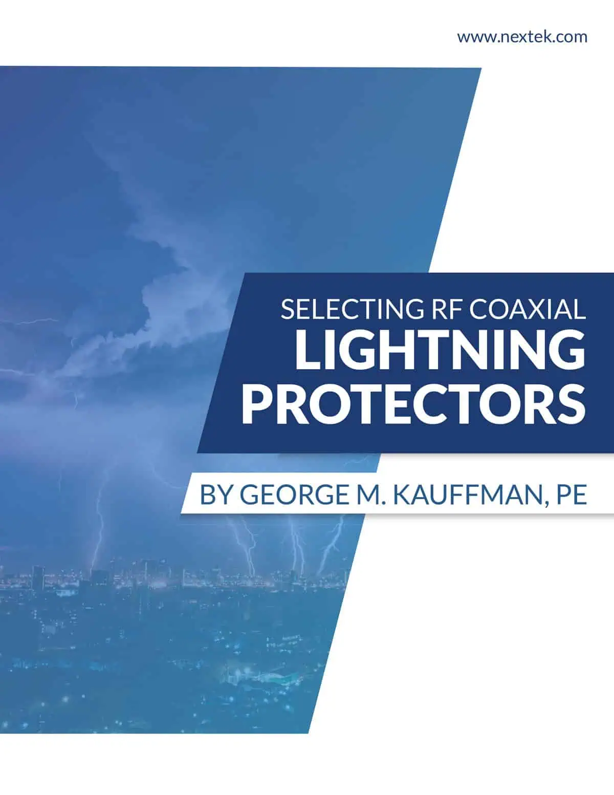 Application Note: Selecting RF Coaxial Lightning Protectors | NexTek, LLC.